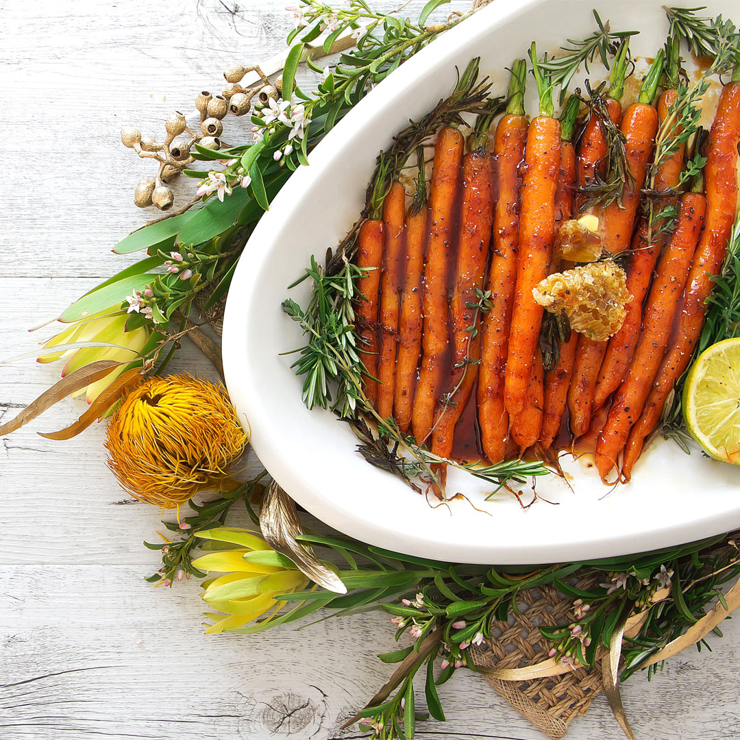 Brown Butter Honey Glazed Carrots - Form Home